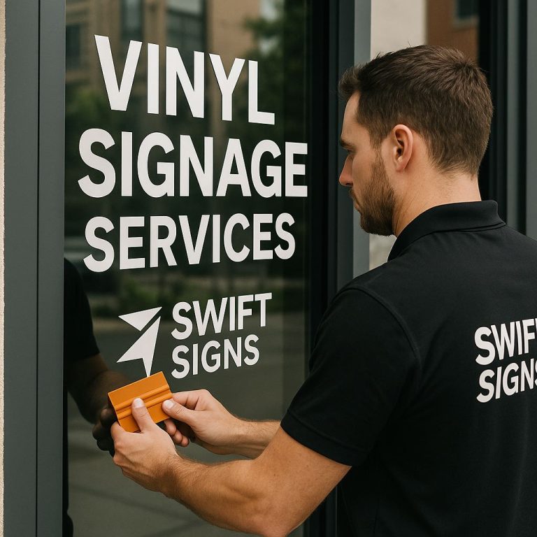 Vinyl Signage | Custom Vinyl Signs Business | Swift Signs